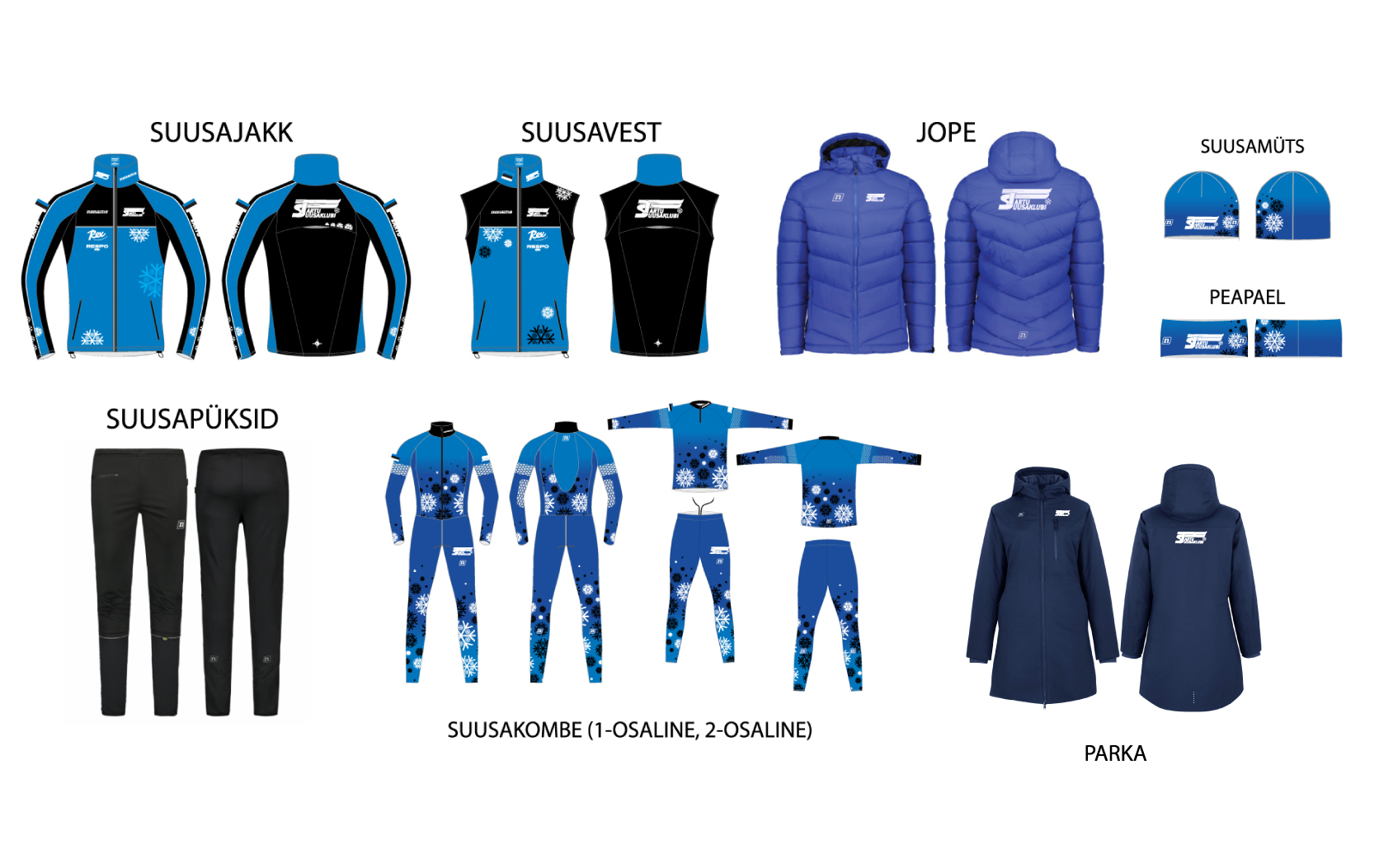 Riiete tellimine | Tartu Suusaklubi